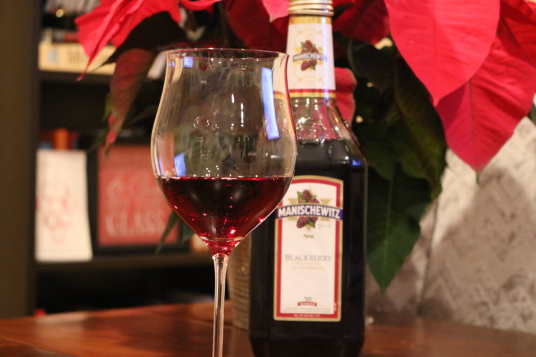 Manischewitz Blackberry - FIrst Pour Wine